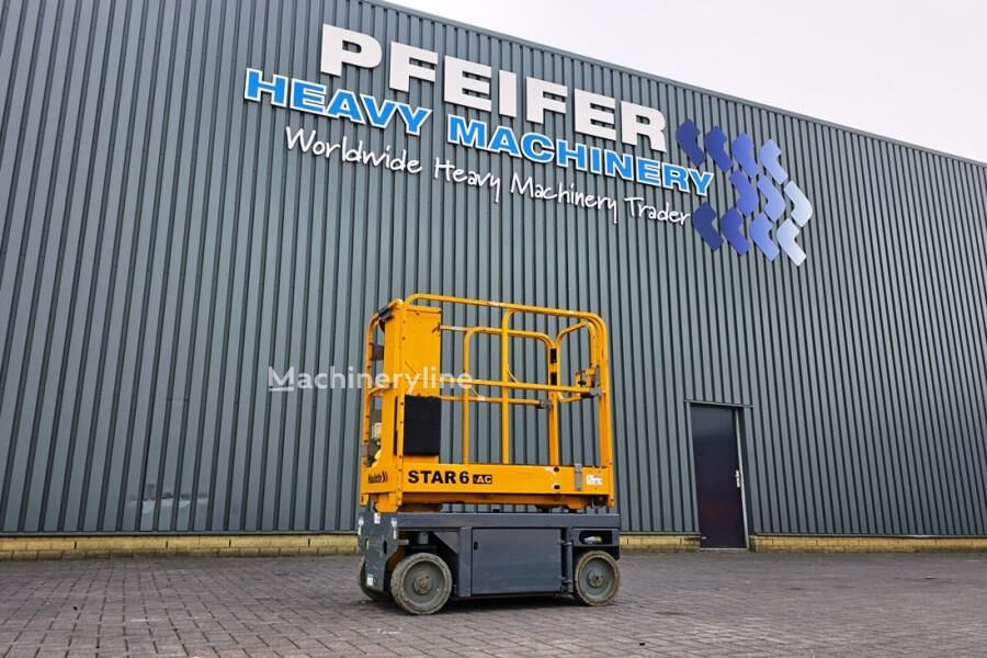 Haulotte Star 6 Electric, Non Marking Tyres, 5.8m Working H jarbolna penjajuća platforma