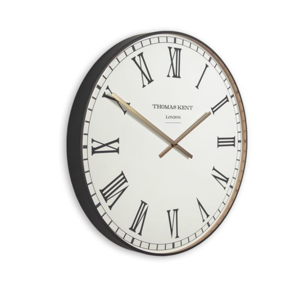 DEKOR DOM Zidni sat CLOCKSMITH 74cm 778891 - White/Black - DCS