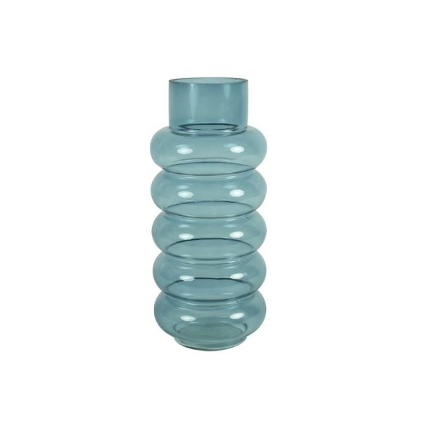 DEKOR DOM Vaza NIKKY 35cm 783860 - Blue - DCS