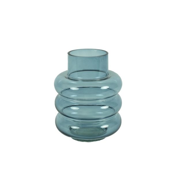 DEKOR DOM Vaza NIKKY 22cm 783859 - Blue - DCS