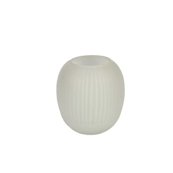 DEKOR DOM Vaza GINNY 16cm 783943 - White - DCS