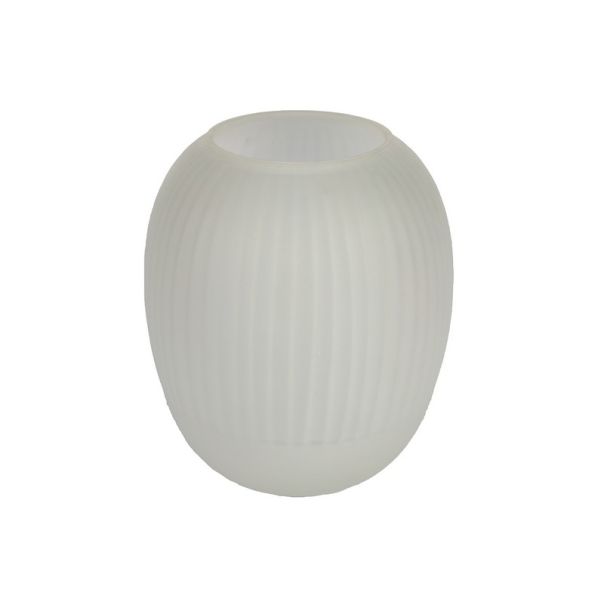 DEKOR DOM Vaza GINNY 25cm 783944 - White - DCS