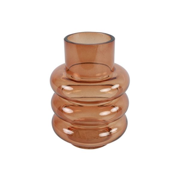 DEKOR DOM Vaza NIKKY 14cm 790831 - Brown - DCS