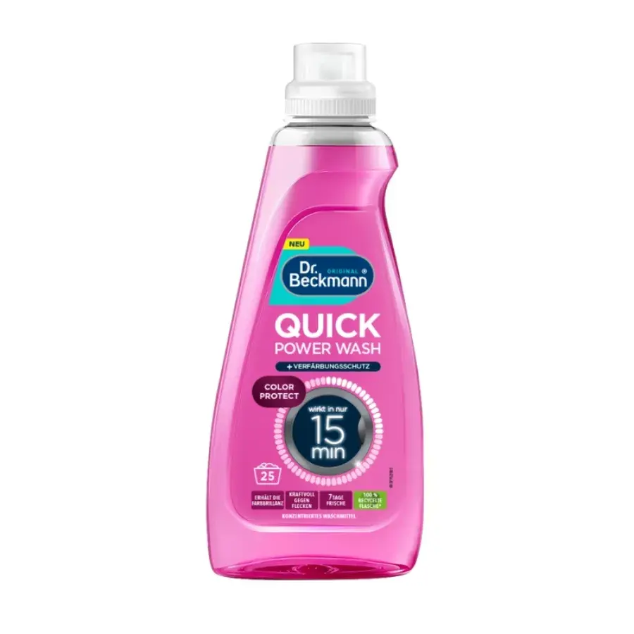 Dr. Beckmann Tečni deterdžent za pranje veša Quick wash Color protect, 25 pranja, 800 ml