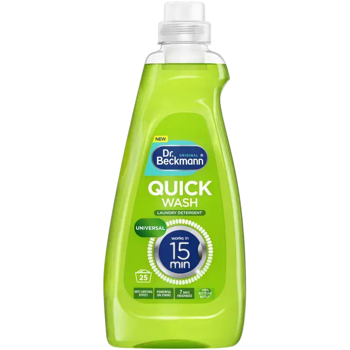 Dr. Beckmann Tečni deterdžent za pranje veša Quick wash Universal, 25 pranja, 800 ml