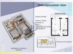 Prodaja Stan - Beograd, Zvezdara: Vukov spomenik - Đeram
