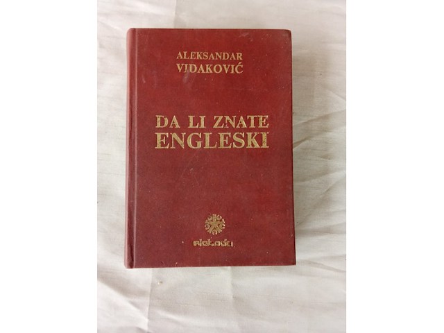 Da Li Znate Engleski- Aleksandar Vidaković