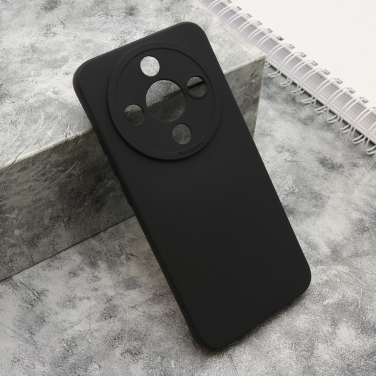 Zastitna silikonska maska (futrola) Pro Camera - Huawei Honor X9D/Magic 8 lite crna (MS)