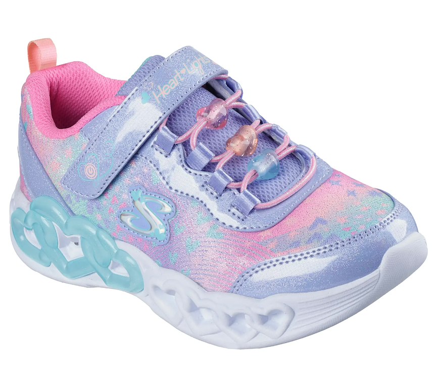 Skechers Patike za devojčice S Lights-Infinite Heart Ligh, 303261L-LVMT, Lavanda