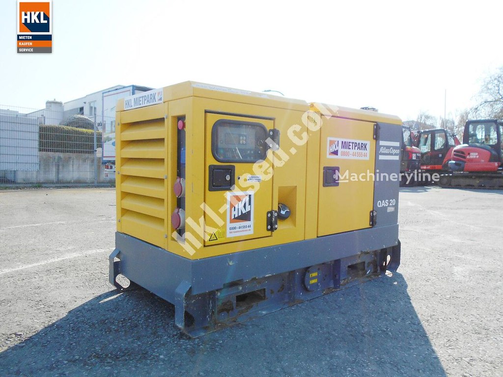 Atlas Copco QAS 20 KDS diesel generator