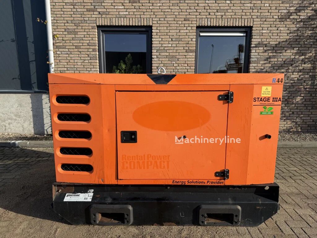 SDMO R44 C3 Mitsubishi Leroy Somer 44 kVA Silent Rental generatorset diesel generator