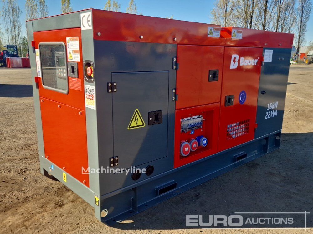 Prodaje se Bauer GFS-16KW diesel generator na aukciji