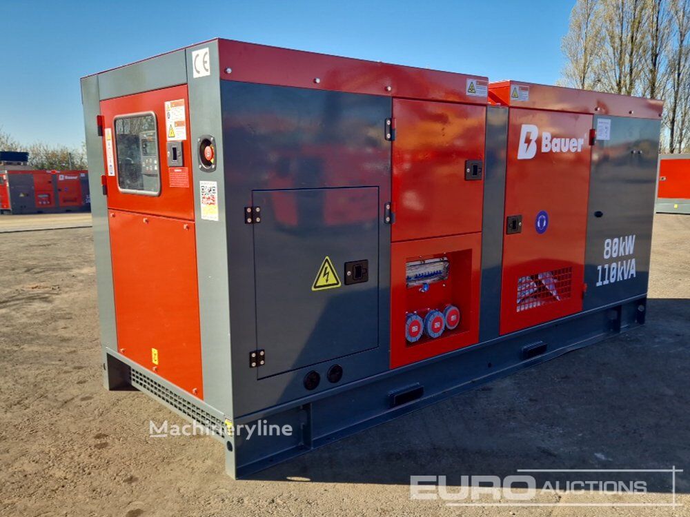 Prodaje se Bauer GFS-90KW diesel generator na aukciji