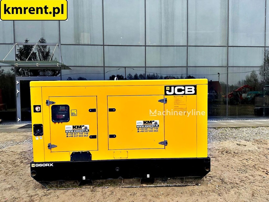 JCB G60RX diesel generator