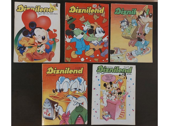 Diznilend časopisi lot