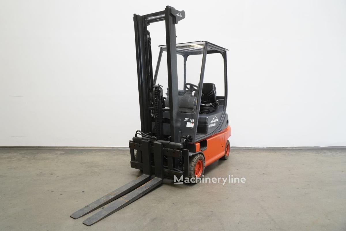 Linde E 18 P 335-02 električni viljuškar
