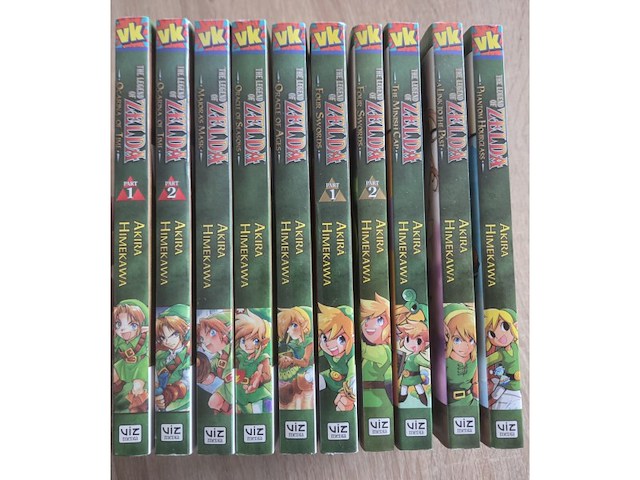 The Legend of Zelda manga complete 1-10