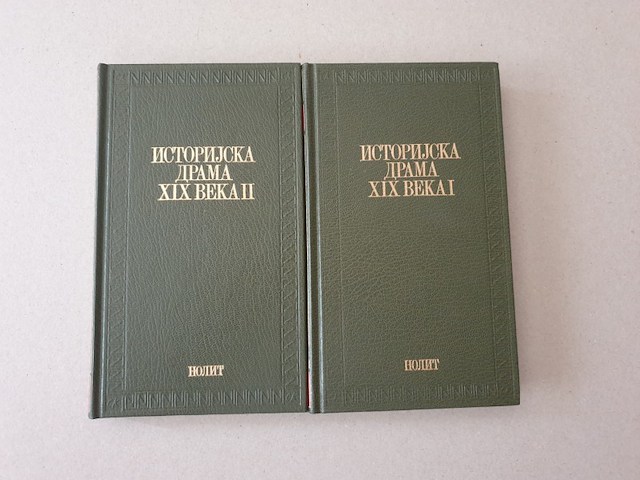 Istorijska drama XIX veka I i II