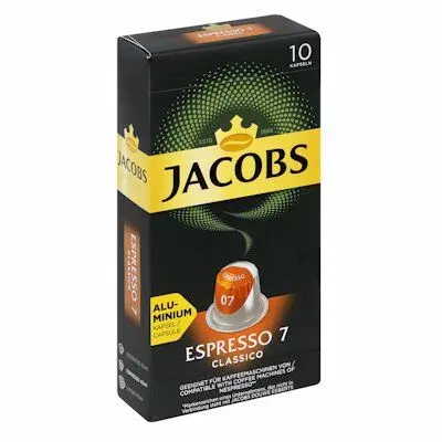 Јacobs Kapsule za kafu Nespresso, Espresso 7, 10 komada