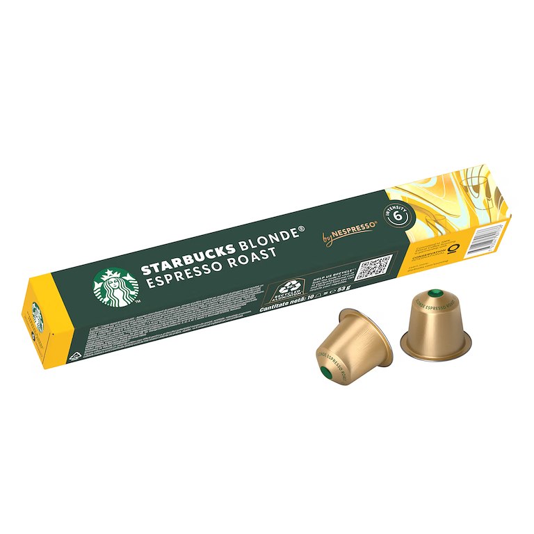 Starbucks Nespresso Kapsule za kafu Blonde Espresso Roast, 10 kapsula, 53g