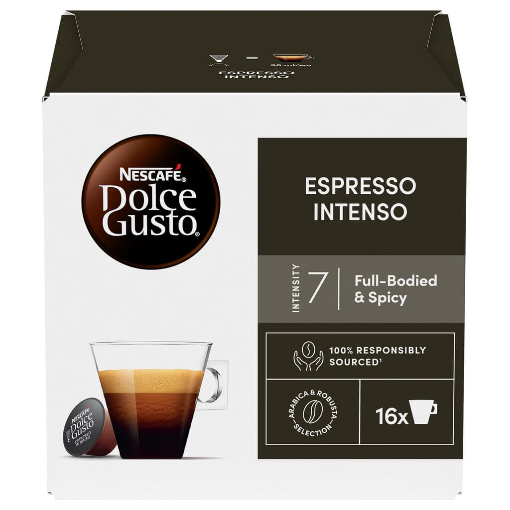 Nescafe Kapsule za kafu Dolce Gusto Espresso intenso, 112g, 16 kapsula