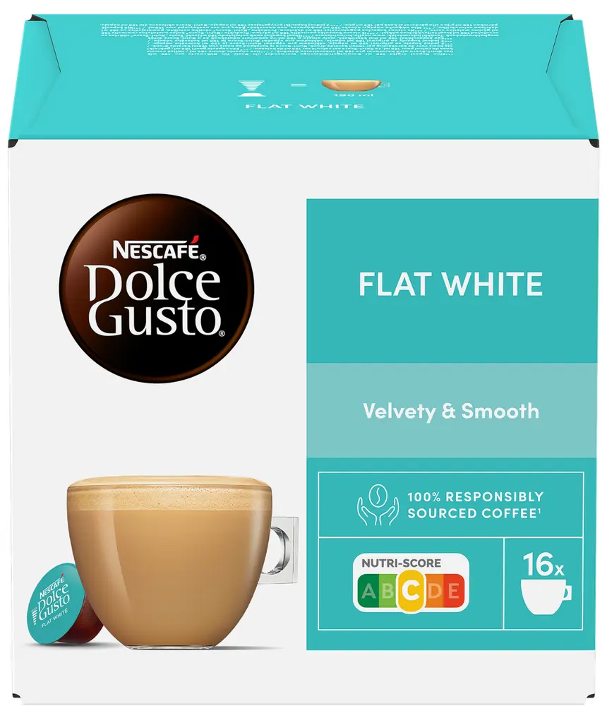 Nescafe Kapsule za kafu Dolce Gusto Flat White, 187.2g, 16 kapsula