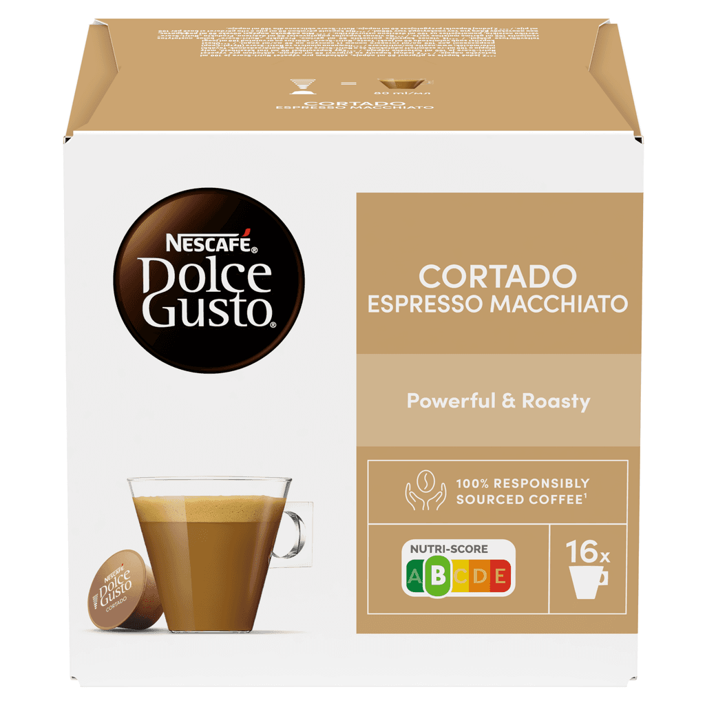 Nescafe Kapsule za kafu Dolce Gusto Cortado Espresso Macchiato, 100.8g, 16 kapsula