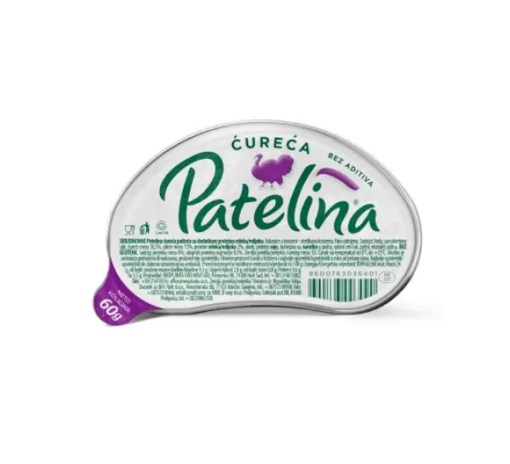 NEOPLANTA Ćureća pašteta Patelina, 60 g