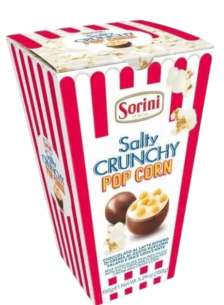 Sorini Čokoladne praline Chocolate, Salted Popcorn Cream 150g