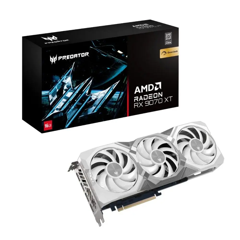ACER PREDATOR BIFROST Radeon RX 9070 XT OC 16GB White Edition