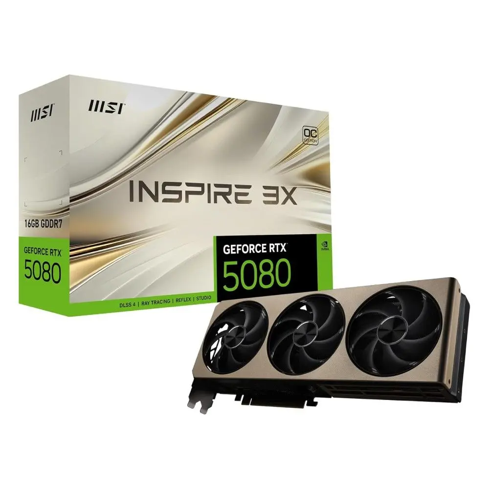 MSI GeForce RTX 5080 16G INSPIRE 3X OC