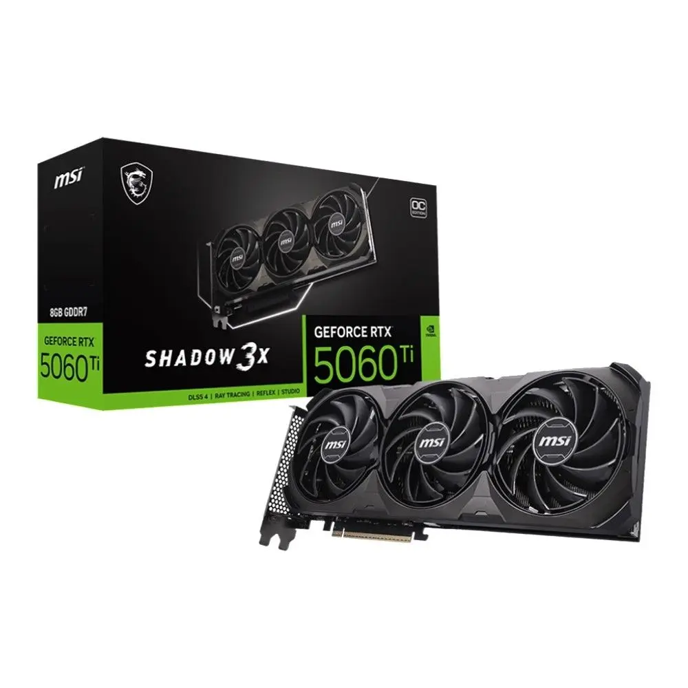 MSI GeForce RTX 5060 Ti 8G SHADOW 3X OC CLASSIC