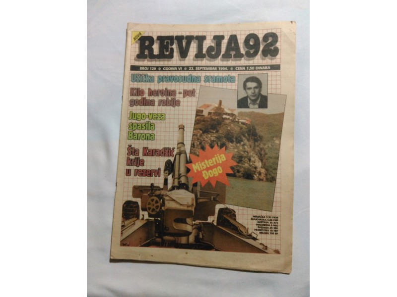 Revija 92 broj 129