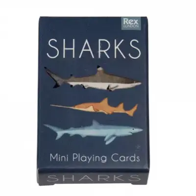 REX International Karte za igranje Sharks, mini