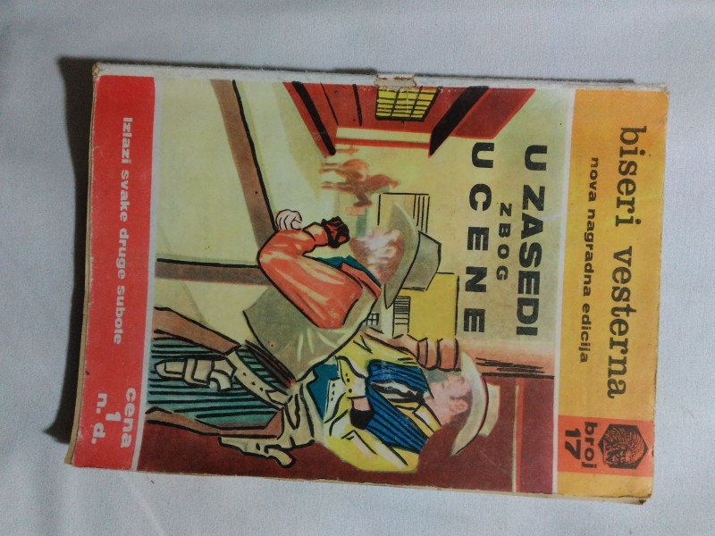 Biseri vestern romani broj 17, U zasedi zbog ucene