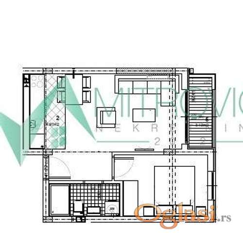 Novi Sad, Telep - Jednoiposoban stan u izgradnji sa povratom PDV - 41m2