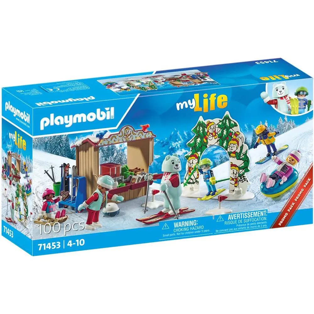 Playmobil Set za igru My Life Svet skijanja, 100 delova