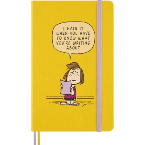 Rokovnik Moleskine x Peanuts Limited Edition Patty Large Yellow