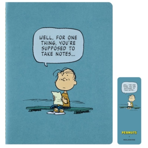 Rokovnika Cahier Moleskine x Peanuts Linus Limited Edition XL