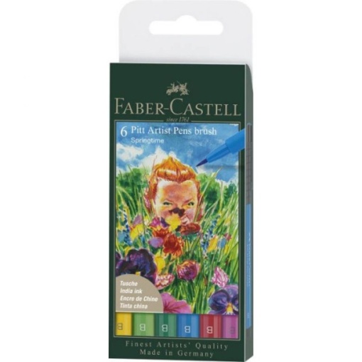 Pitt art pen Faber-Castell Spring B 1/6
