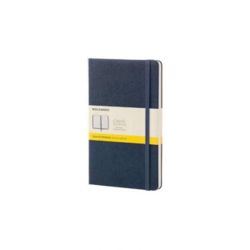 Rokovnik Moleskine Sapphire blue tvrd povez kvadratići LG