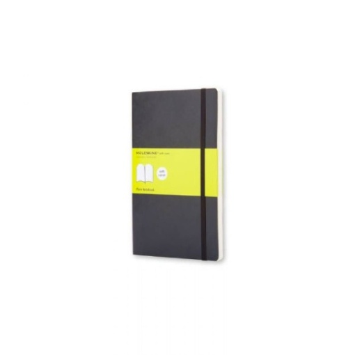 Rokovnik Moleskine black mek povez čist list LG