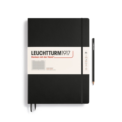 LEUCHTTURM Notebook Composition B5 Meki Povez 123 PG Kockice Crna