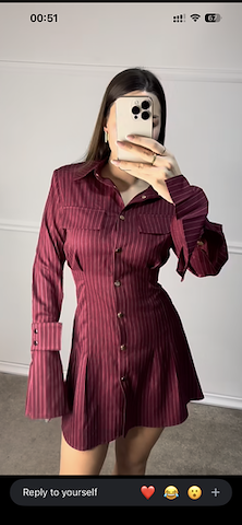 Viralna haljina na duge rukave