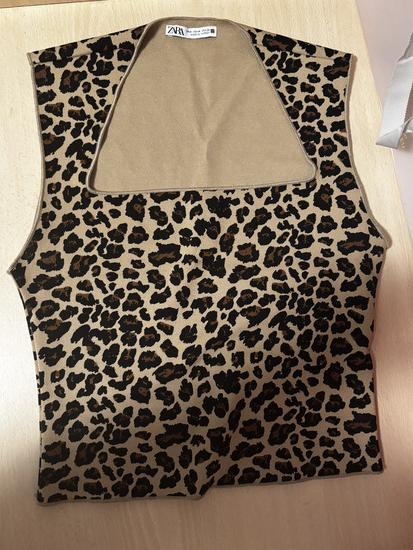 Zara leopard top