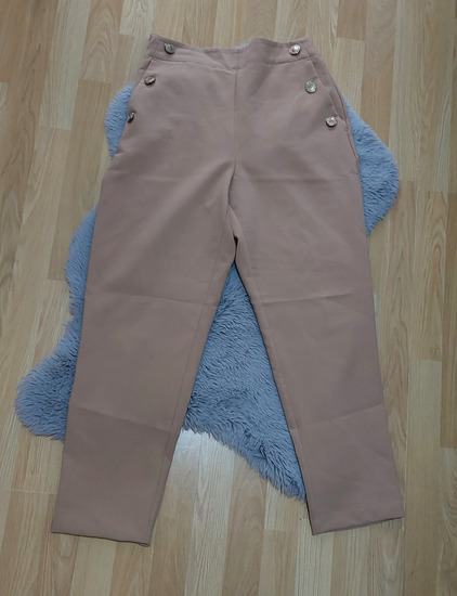 Zara bež elegantne pantalone
