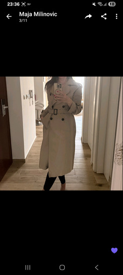 Zara trench mantil s