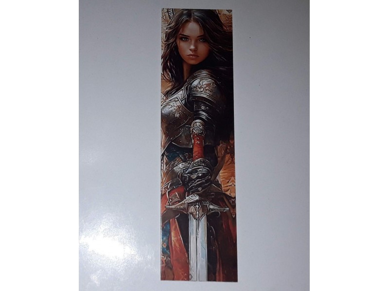 Obeleživač stranica, Bookmarker. 15 x 4 cm.