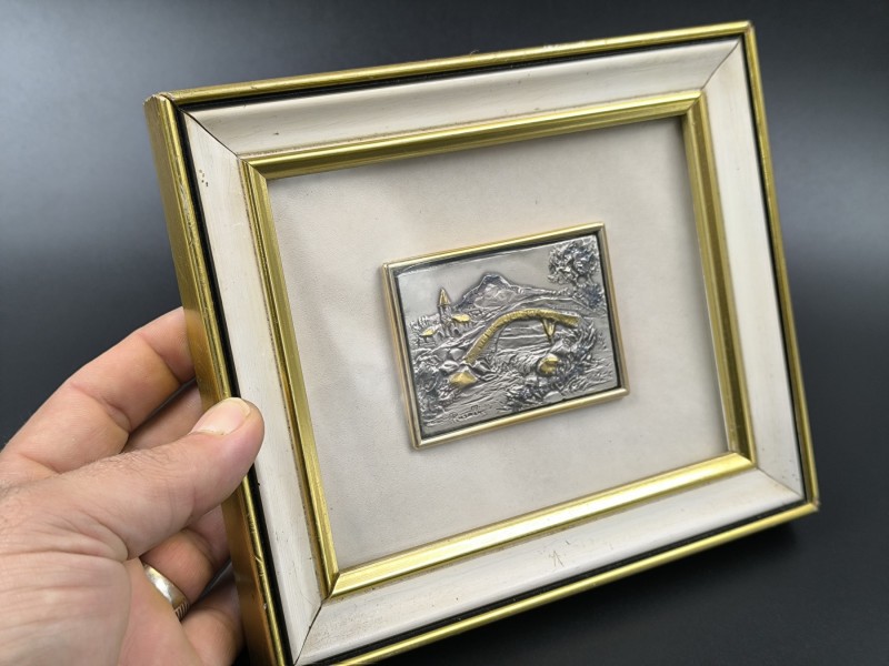 Stara prelepa slika u srebru