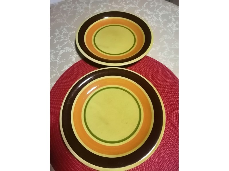 DVA VINTAGE ITALIJANSKA TANJIRA